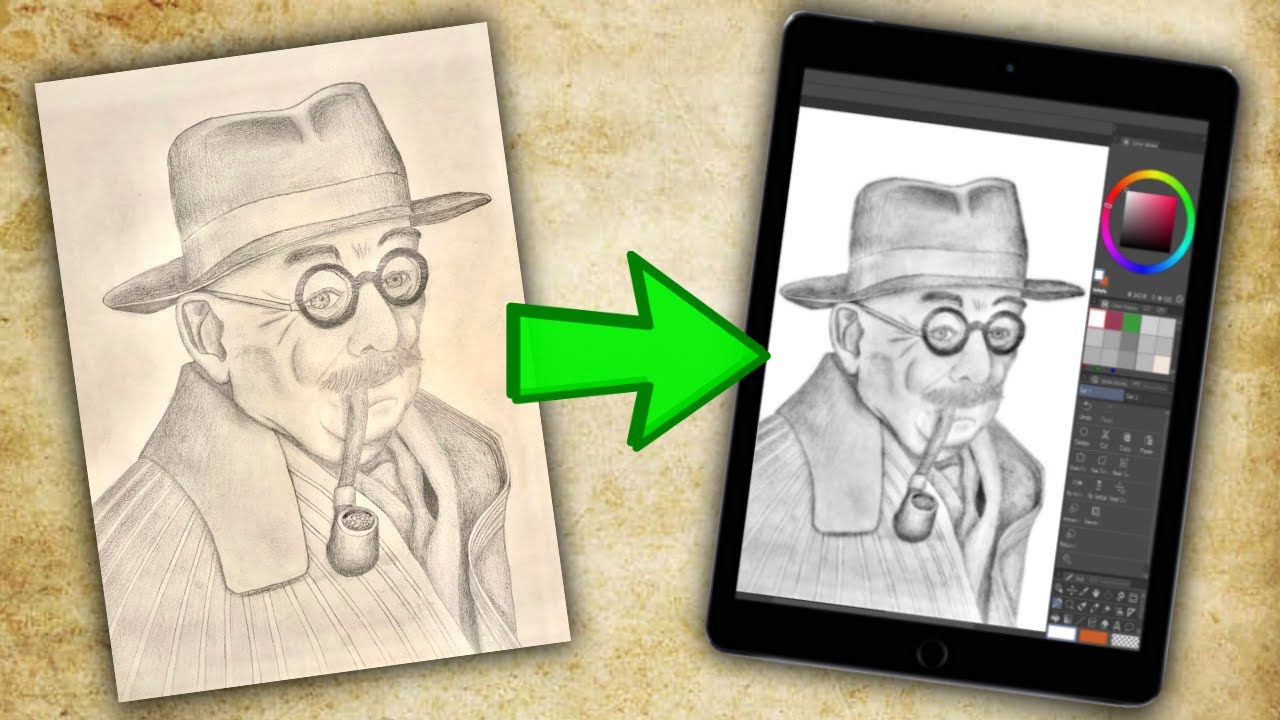 How To Transfer A Drawing From Paper To PC