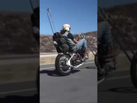 Harley-Davidson chopper motorcycle ride easy rider style