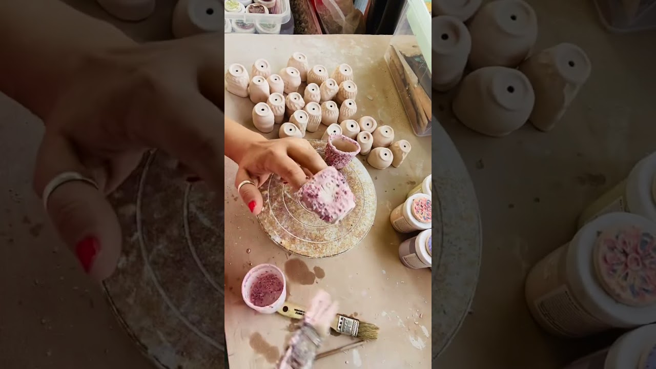 Making Ceramic Mini Pots with Evers Art Shop