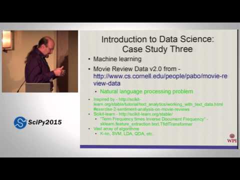 Learn Python in Data Science Research and Education | SciPy 2015 | Randy Paffenroth - Mind Luster