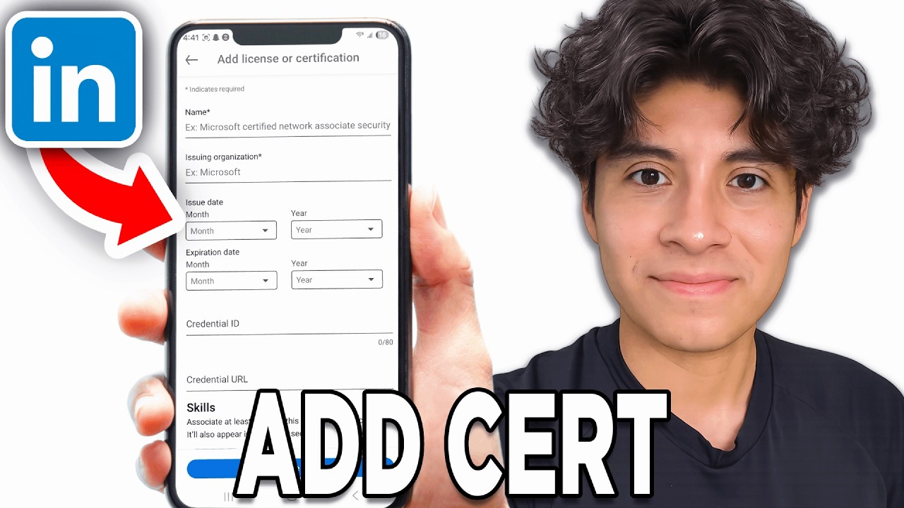 How To Add Certification In Linkedin On Mobile! - Tutorial