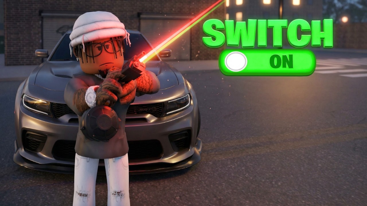 I put a SWITCH on the NEW G17 DUAL LASER DRUM in South Bronx The Trenches Roblox!