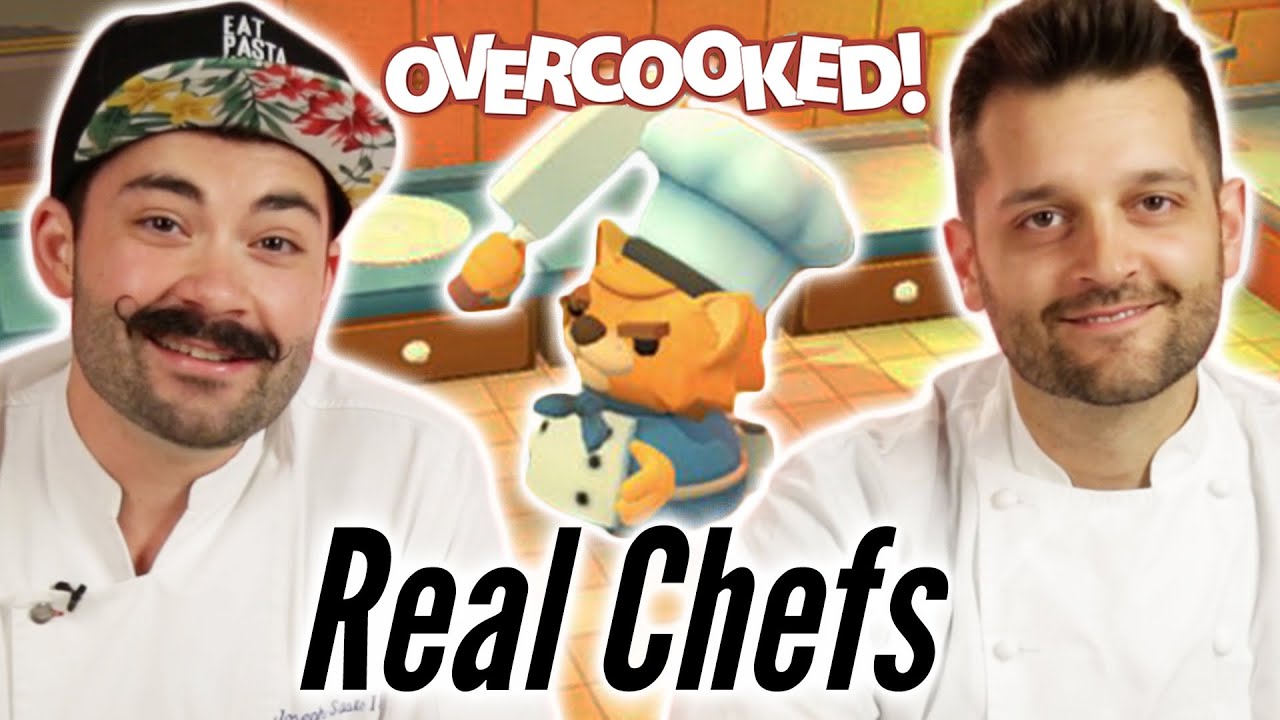 Real Chefs Attempt To Cook Together In Overcooked • Professionals Play