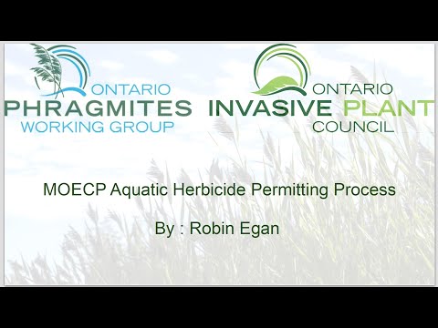 MOECP Aquatic Herbicide Permitting Process