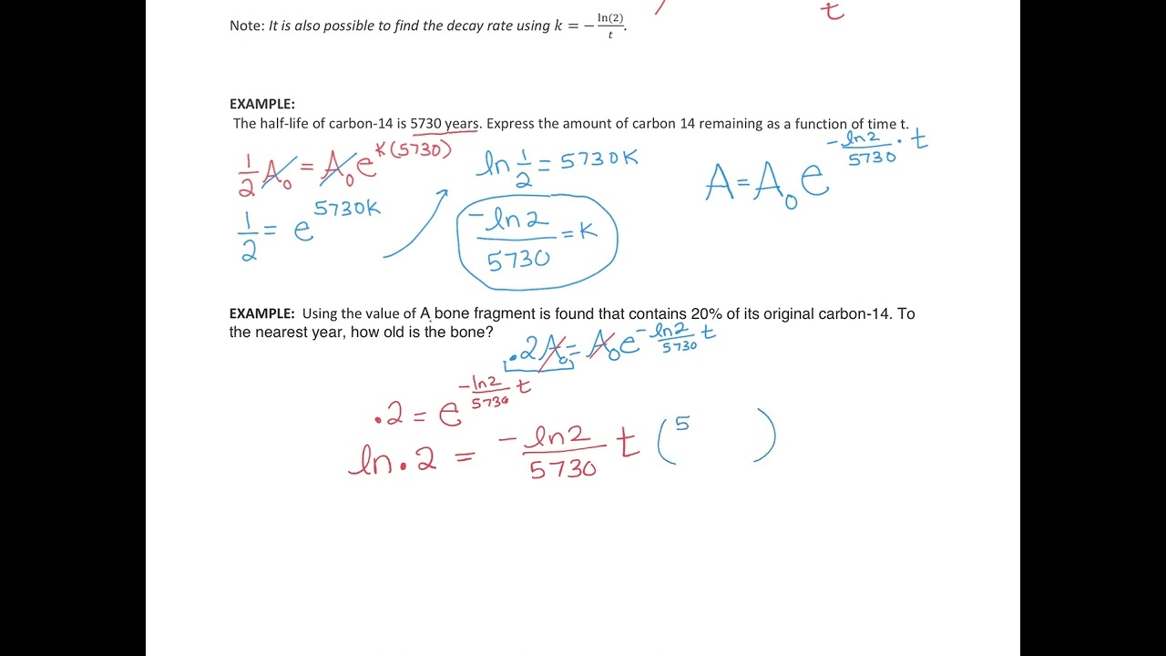 Modeling Exponential Growth and Decay