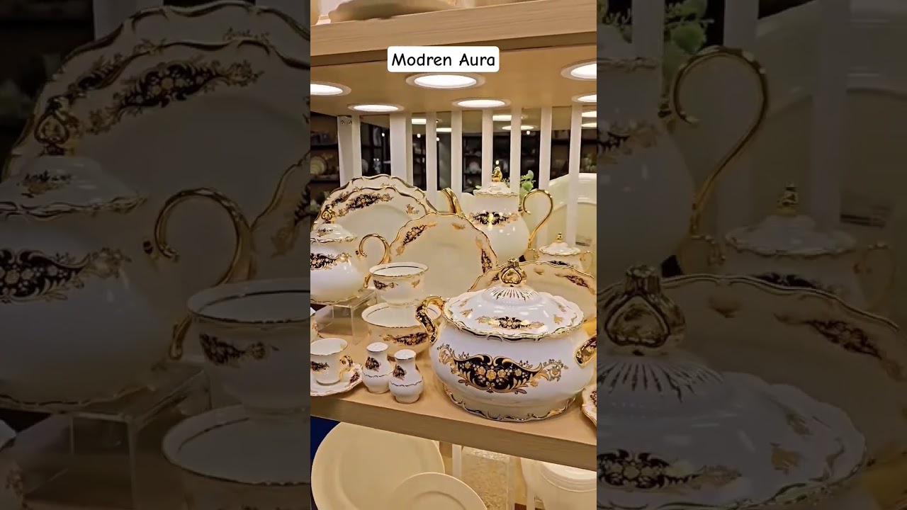 Classic Luxury Tea Set | Elegant Porcelain Cups & Teapot | European Royal Design 2025 #teaware