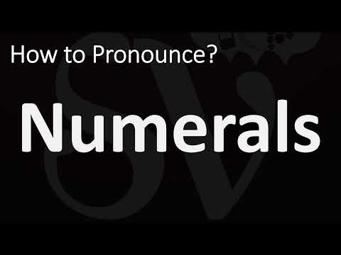 How to Pronounce Numerals? (CORRECTLY)
