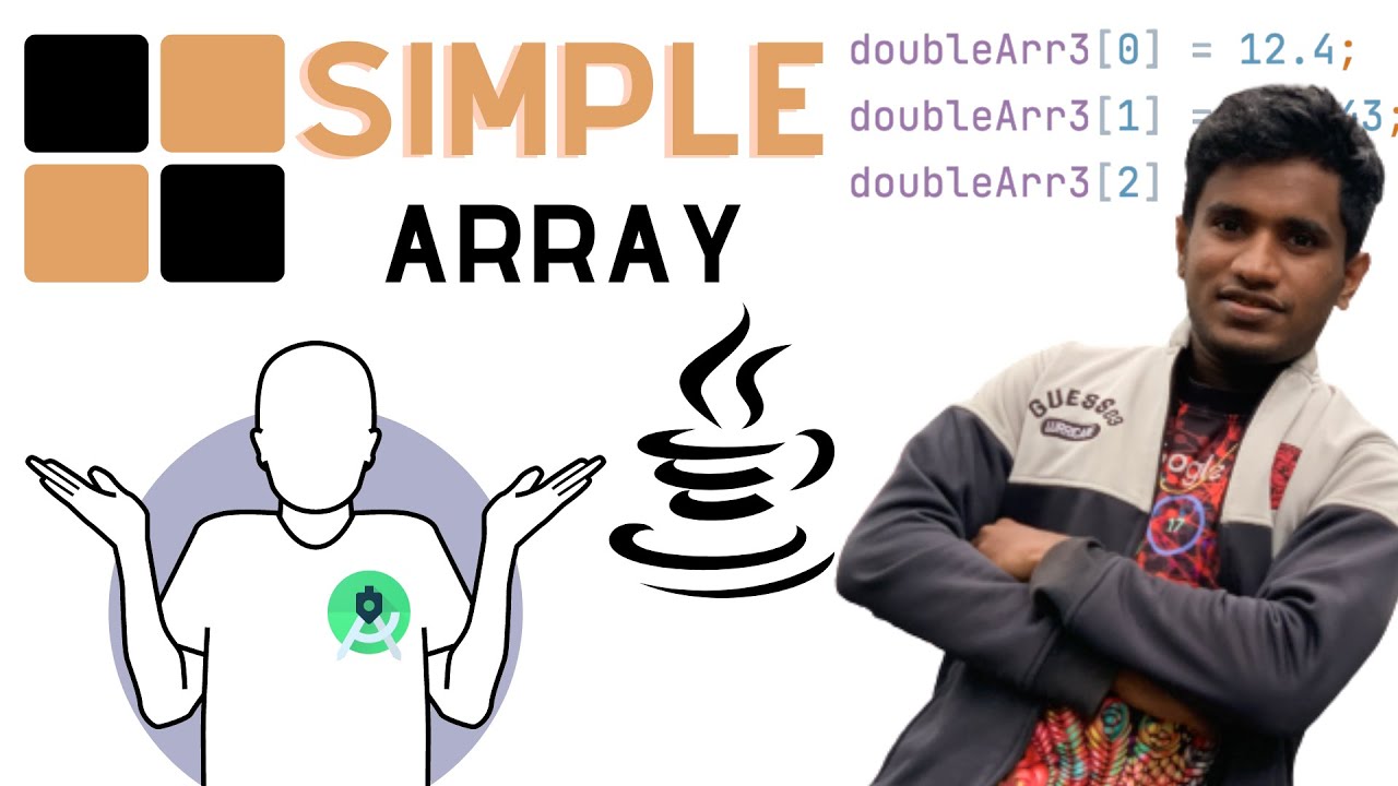 How to create a simple Double Array in Java | 3 ways to create an Array in Android Studio Java App