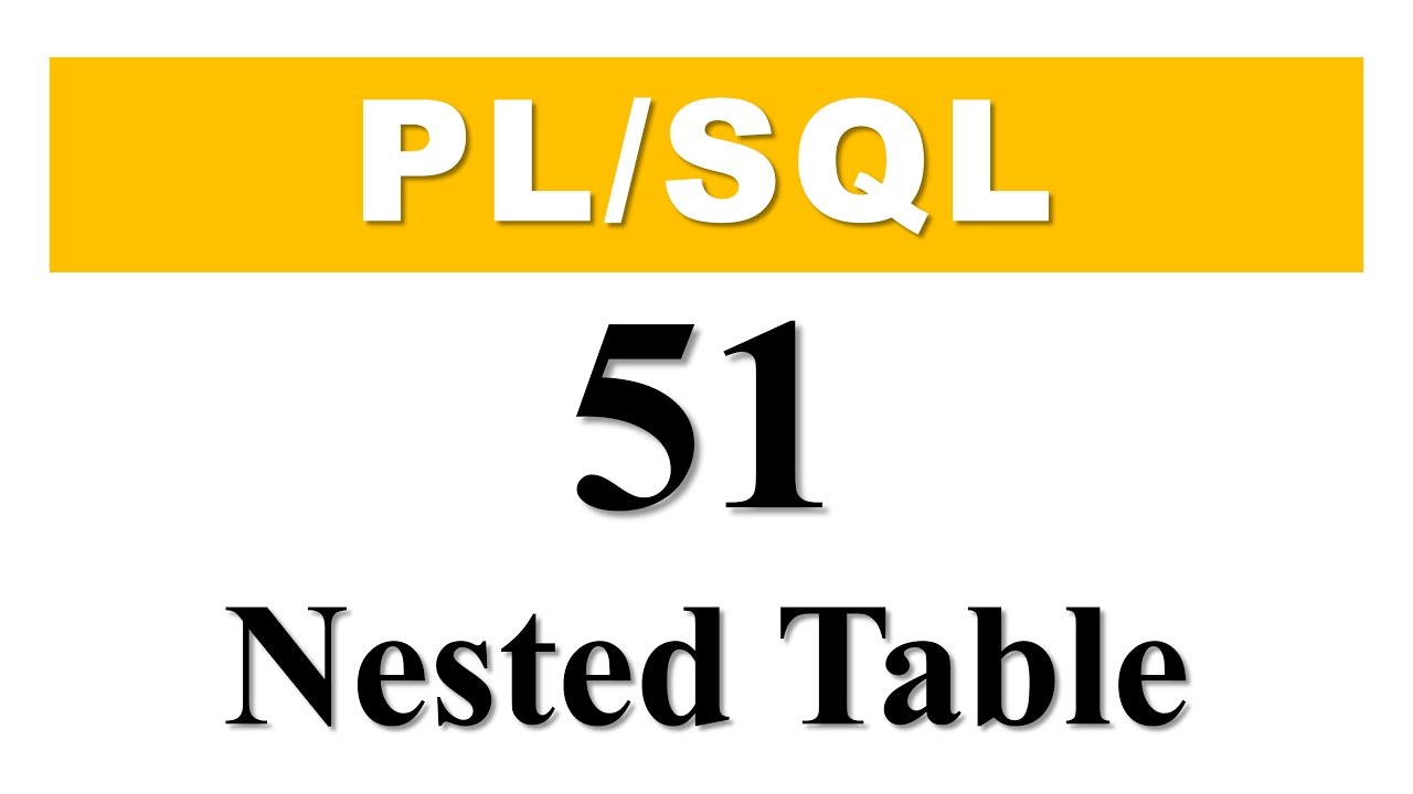 PL/SQL tutorial 51: How To Create Nested Table collection in PL/SQL Block