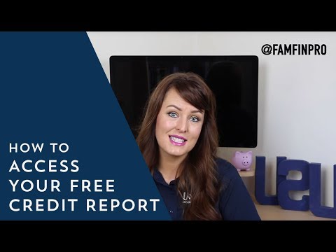 How to Access Your Free Credit Report