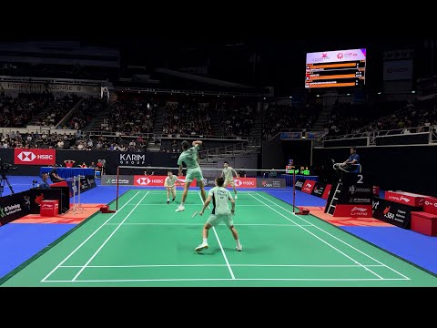 【★★ nice angle】 Christo Popov / Toma Junior Popov vs Chen Bo Yang / Liu Yi | Singapore Open 2025