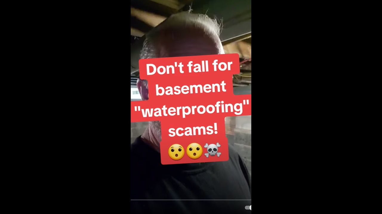 Basement Waterproofing is a Scam!