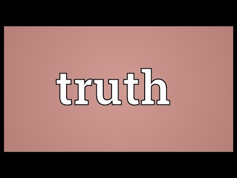 Truth Meaning
