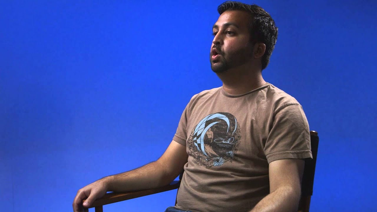 Danish Knan from GitHub is introducing his talk at Bulgaria Web summit in Sofia