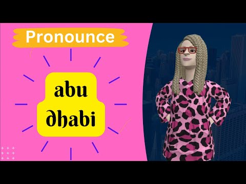 how to pronounce abu dhabi | Line Rock