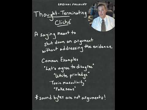 Thought-Terminating Cliche
