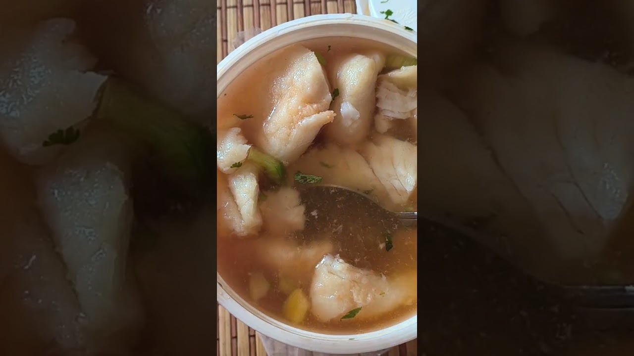 Caldo de pescado de pescaderías Mtz Tijerina