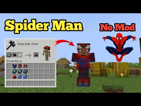 spider man armor in minecraft without Mod