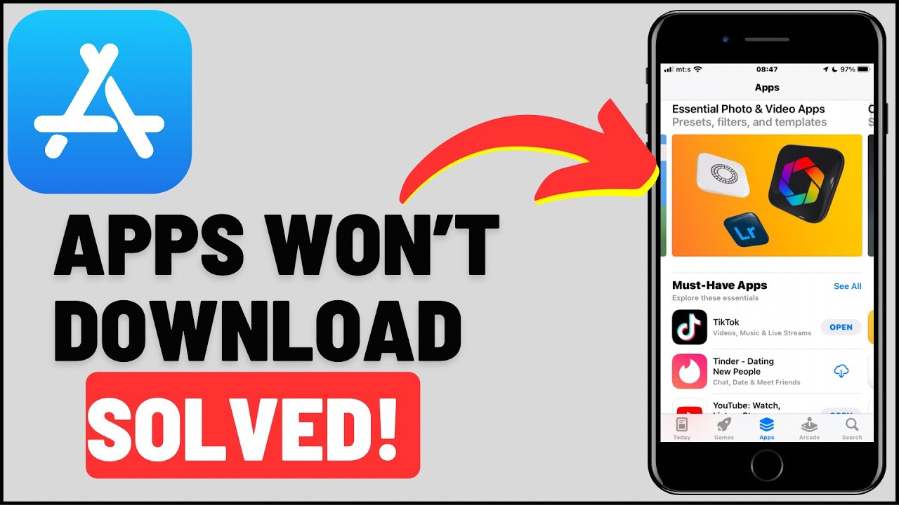 iPhone Apps Not Downloading [SOLVED] (2026)