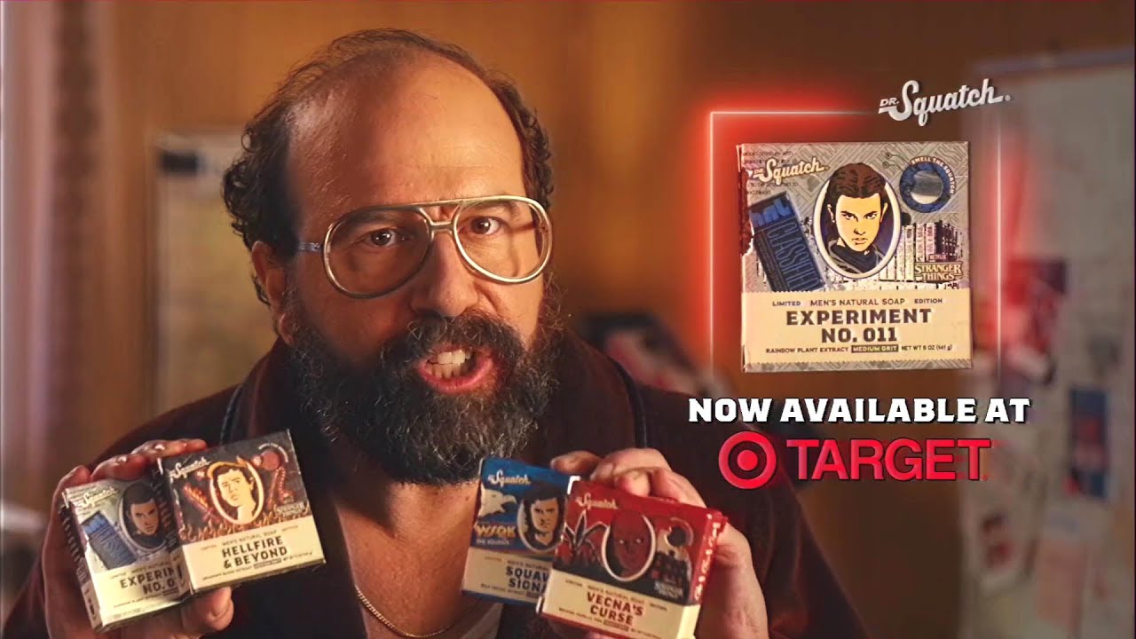 Dr. Squatch x Stranger Things Commercial (2025) Featuring Brett Gelman