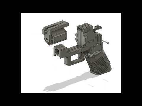 🆓 FREE Helldivers 2 P4 Senator Revolver Functional Prop・Archivo 3MF ...