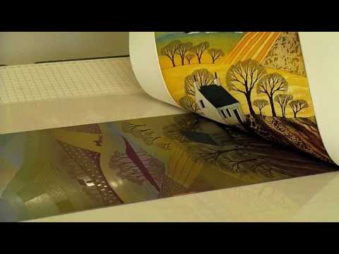 Rebecca Vincent printing Country Reflections