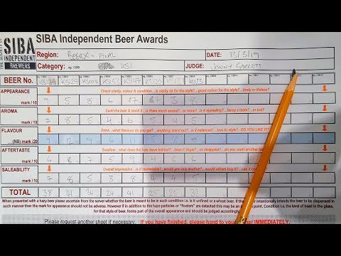 Beer Log: behind the scenes beer judging! | The Craft Beer Channel
