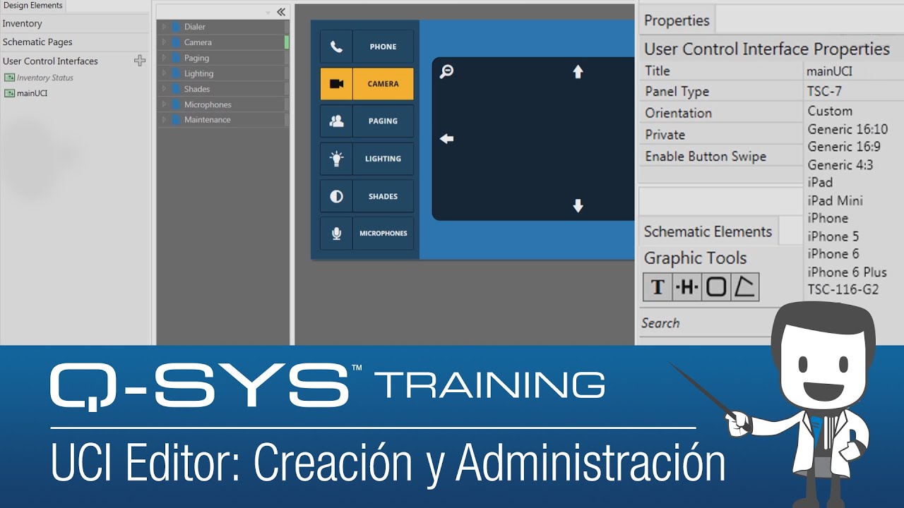 Q-SYS Level One Training  |  UCI Creation and Administration (SP)