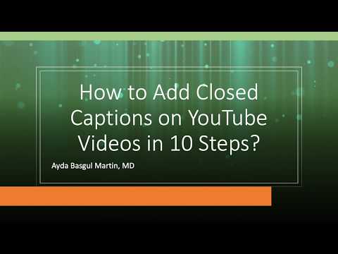 How to Add Closed Caption on YouTube Videos in 10 Steps?