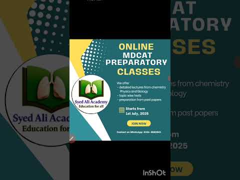 MDCAT Preparation course || MDCAT preparation according to new syllabus