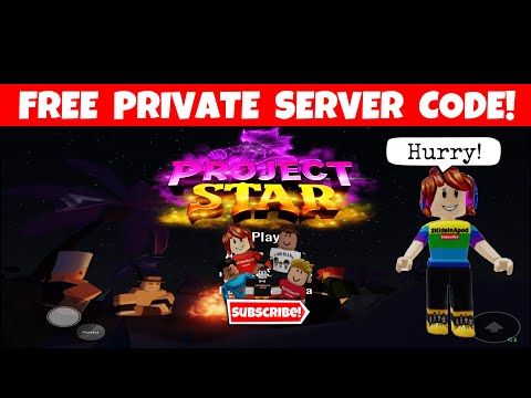 *NEW* FREE PRIVATE SERVER CODE Project Star | ROBLOX Anime Game
