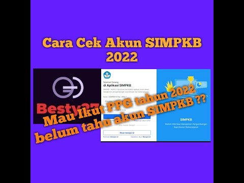 Cara cek nomor Akun SIMPKB PPG 2022 #shorts