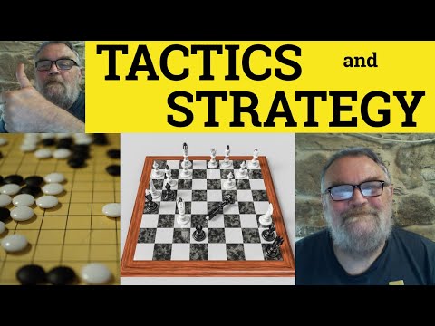 🔵 Tactics vs Strategy Meaning - Tactics Examples - Strategy Definition