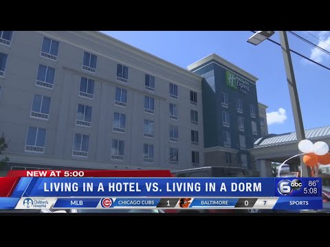 Living in a hotel vs Living in a dorm at UT