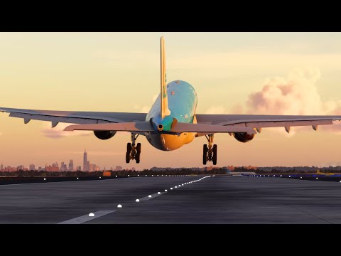 Plane Crash After Landing - | QATAR Airline A380 - Dubai Airport #avaition #msfs2024