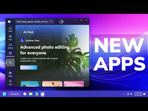 New Apps in Windows 11 Main Release - Paint with Dark Mode and Microsoft Store AI Hub