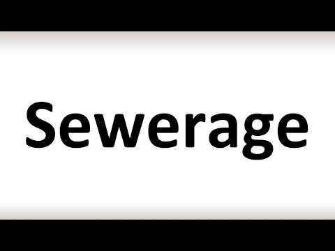 How to Pronounce Sewerage (correctly!)