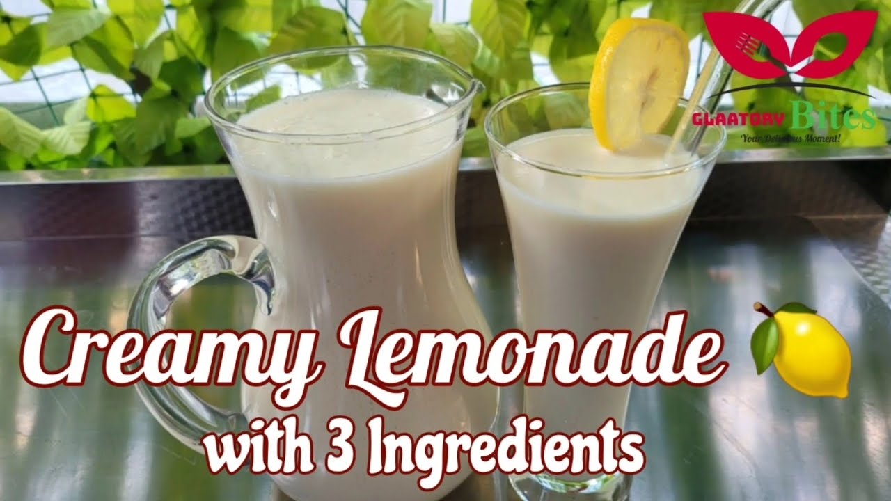 How to make Creamy Lemonade with 3 ingredients