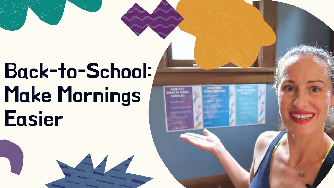 📝 Off to School MORNING Hack: Do this SIMPLE TRICK to make getting out the door with kids EASIER!