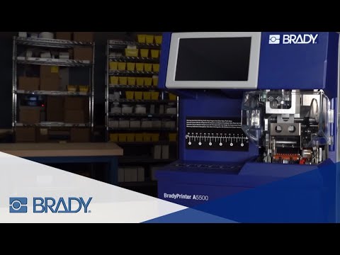 BradyPrinter A5500 Flag Printer Applicator - Overview