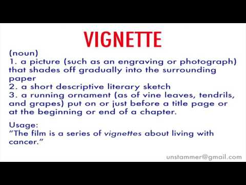 How to Pronounce Vignette