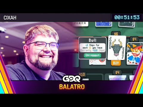 Balatro by Cixah in 51:53 - Summer Games Done Quick 2024