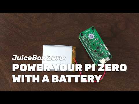 Power Your Raspberry Pi Zero with a Battery Using the JuiceBox Zero