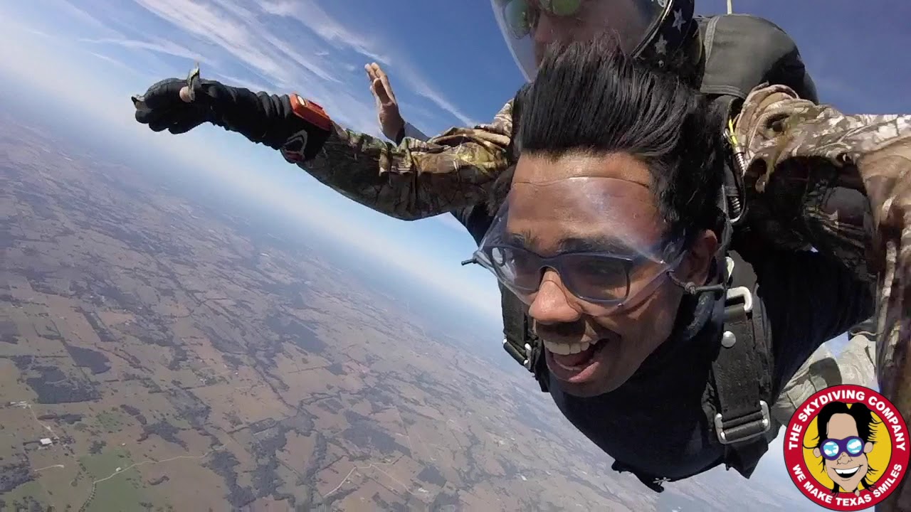 Tandem Skydiving | Shaheed From Austin, Texas