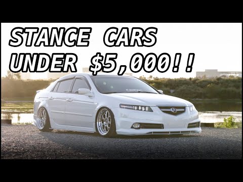 Top 10 Best STANCE CARS For Less Than $5k!!