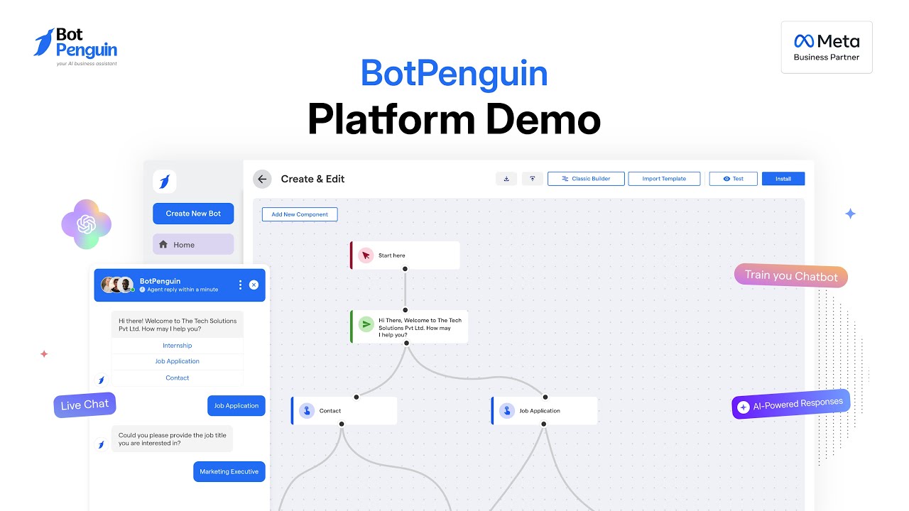 BotPenguin: Platform Demo | AI Chatbot Builder