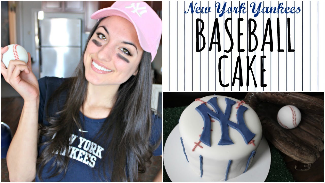 New York Yankees Baseball Cake | NICKI LEE BAKES