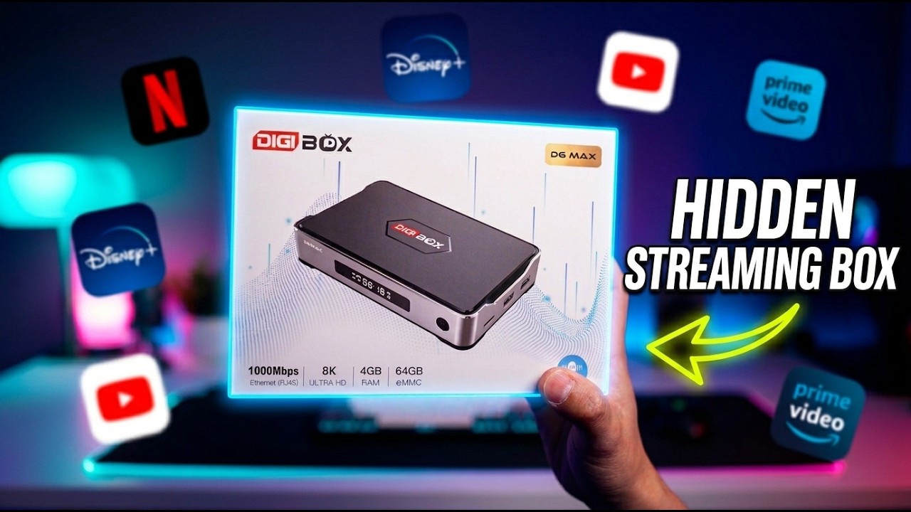 The Streaming Box That Replaces Every Subscription | DigiBox D6 MAX