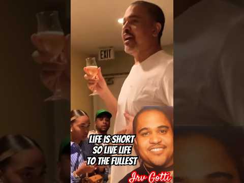Irv Gotti makes a toast to life #restinpeace