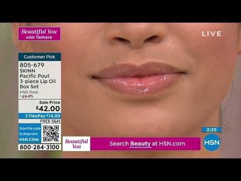 SKINN Pacific Pout 3piece Lip Oil Box Set
